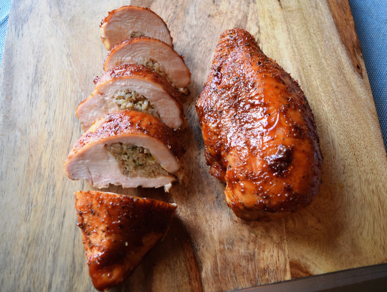 Grilled Boudin Stuffed Chicken Breast - Manda Fine Meats Recipe